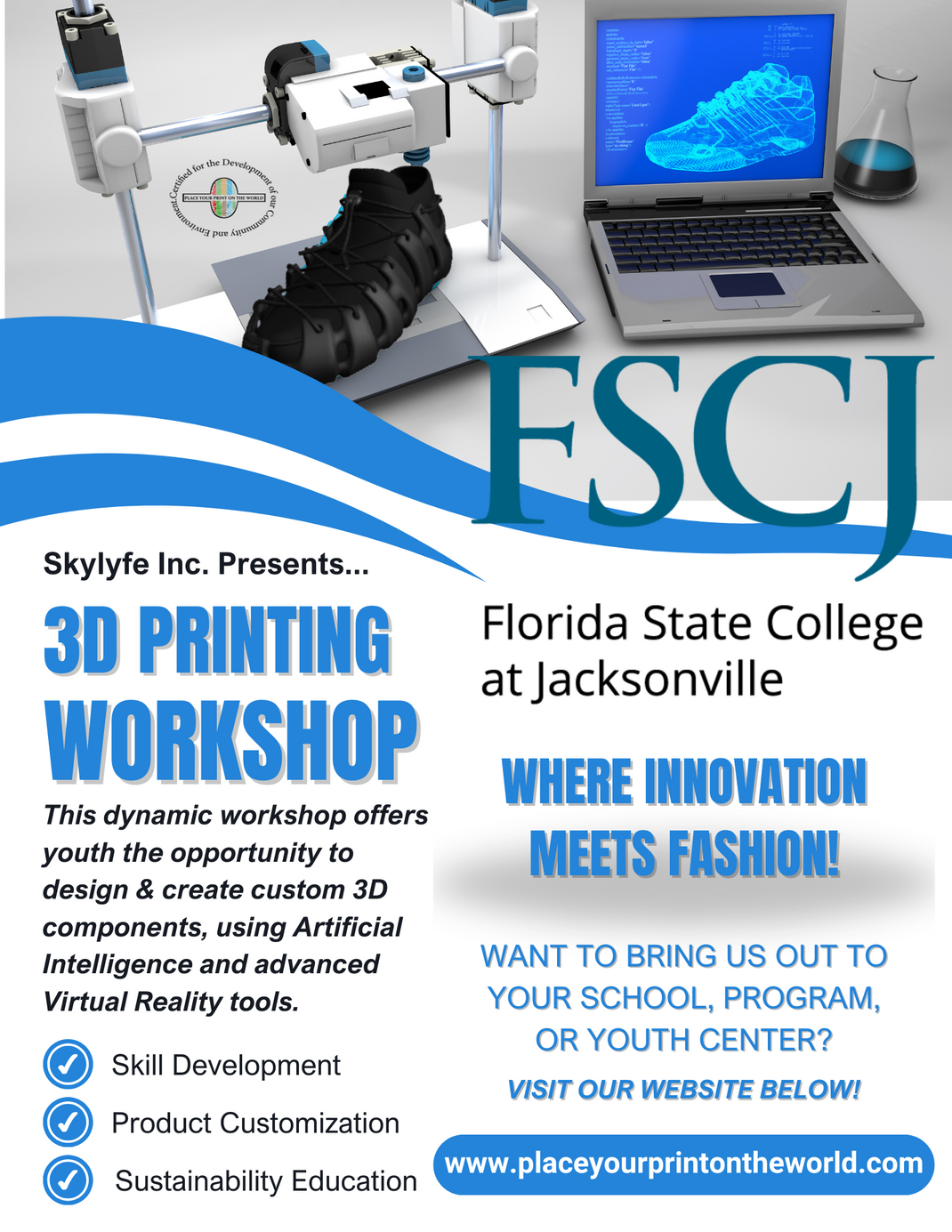 3D Printing w/ Virtual Reality Workshop – Place Your Print On The World